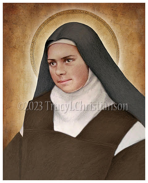 St. Elizabeth of the Trinity Print - Portraits of Saints