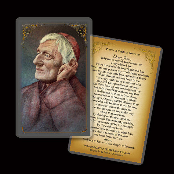 St. John Henry Newman Holy Card - Portraits of Saints
