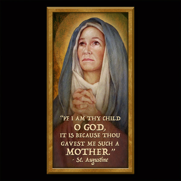 St. Monica Inspirational Plaque - Portraits of Saints