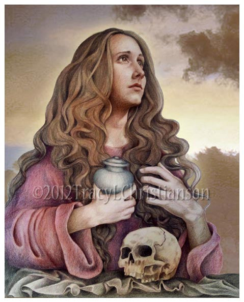 St. Mary Magdalene (A) Print - Portraits of Saints