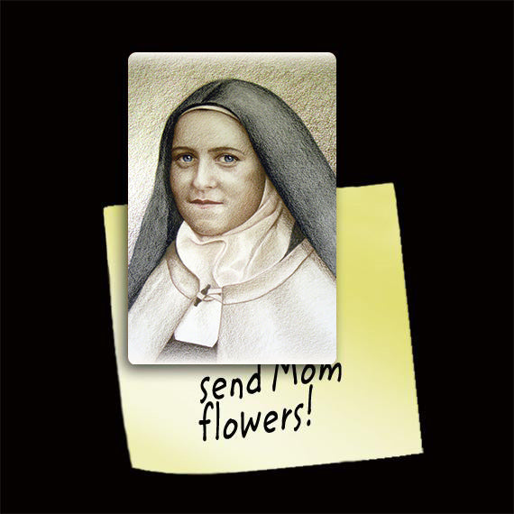 St. Therese of Lisieux (B) Magnet - Portraits of Saints