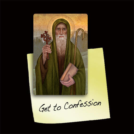 St. Finnian of Clonard Magnet - Portraits of Saints
