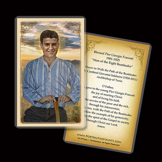 Bl. Pier Giorgio Frassati (B) Holy Card - Portraits of Saints