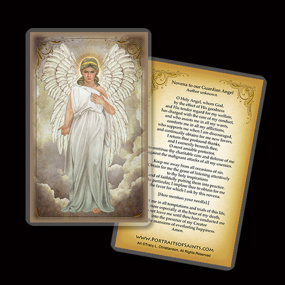 Guardian Angel Cards Guardian Angel, Laminated Prayer Card | Prayer