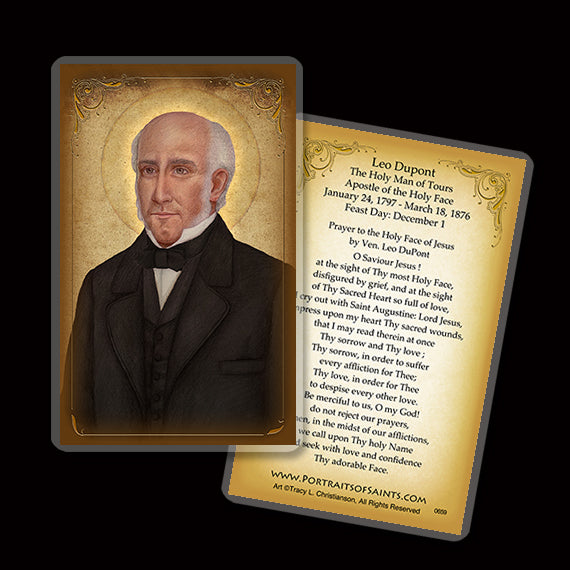 Venerable Leo Dupont Holy Card - Portraits of Saints