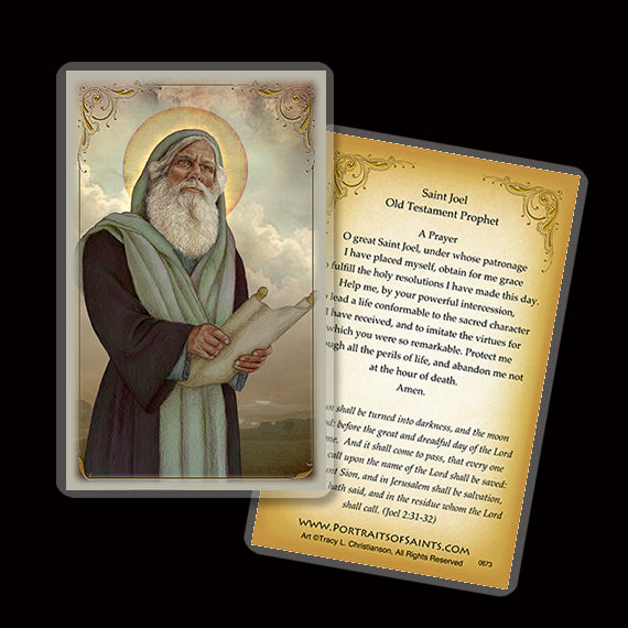 St. Joel Holy Card - Portraits of Saints