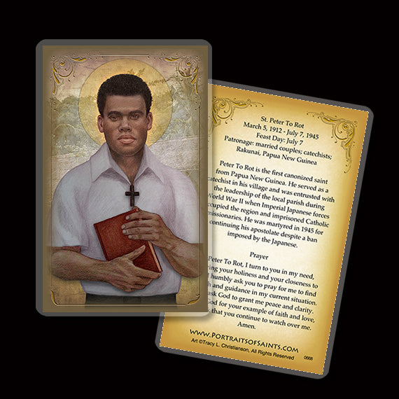 St. Peter To Rot Holy Card - Portraits of Saints