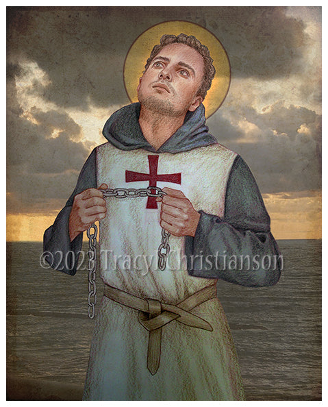 St. Adjutor Print - Portraits of Saints