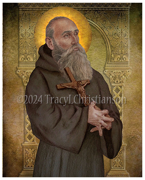 St. Conrad of Parzham Print - Portraits of Saints