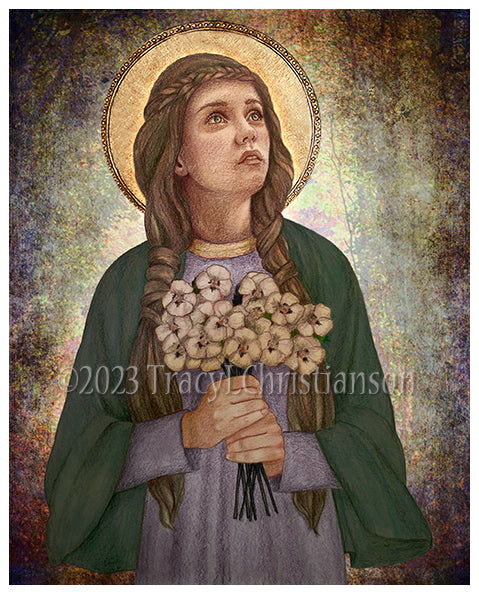 St. Seraphina Print - Portraits of Saints