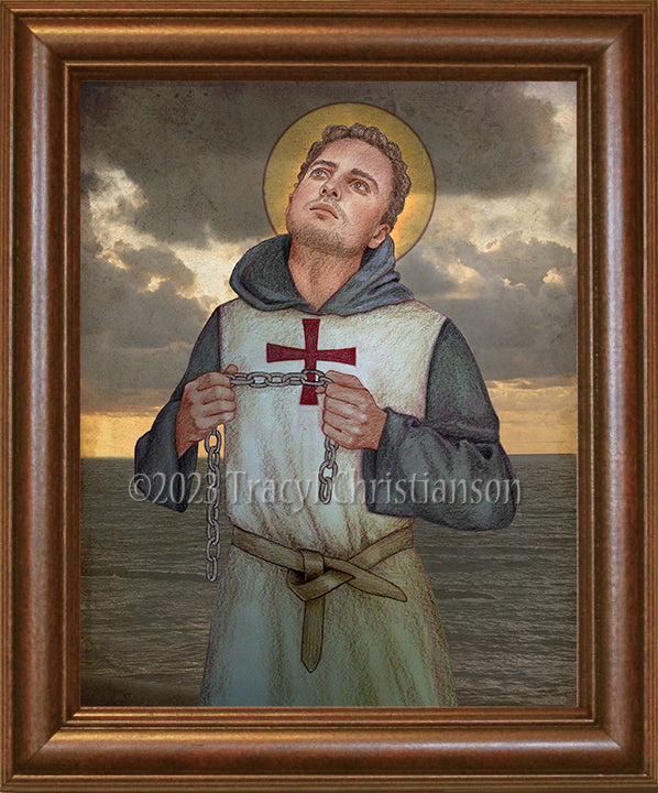 St. Adjutor Framed Art - Portraits of Saints