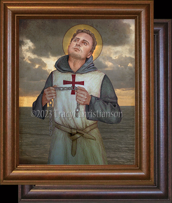 St. Adjutor Framed Art - Portraits of Saints