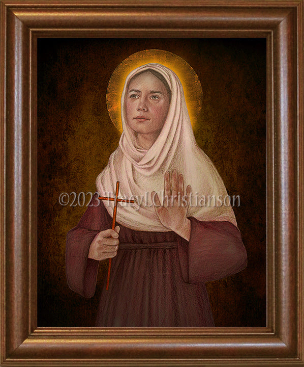 St. Chloe of Corinth Framed Art - Portraits of Saints