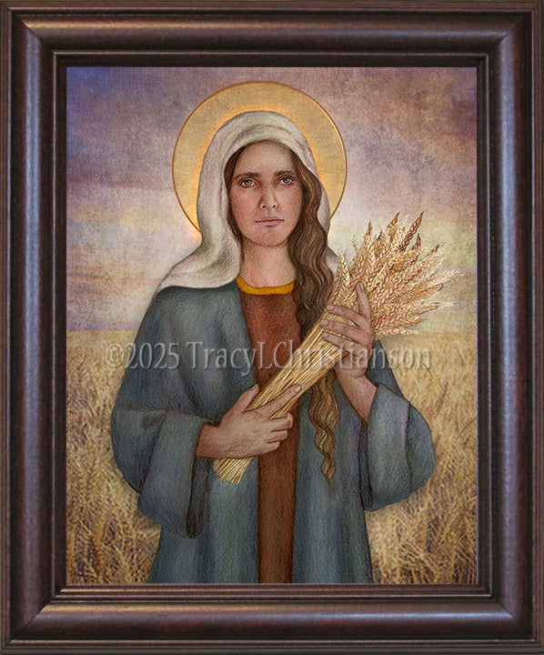St. Ruth Framed Art - Portraits of Saints