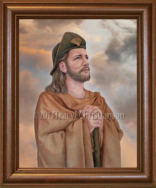 St. James the Greater Framed - Portraits of Saints