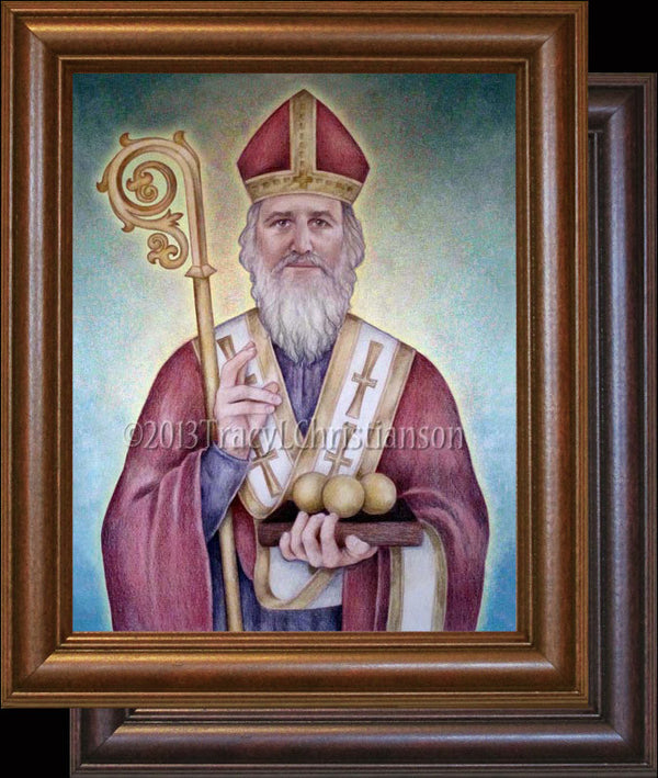 St. Nicholas Framed - Portraits of Saints