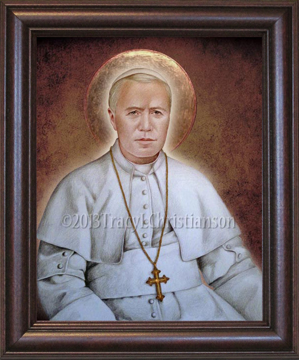 Pope St. Pius X Framed - Portraits of Saints