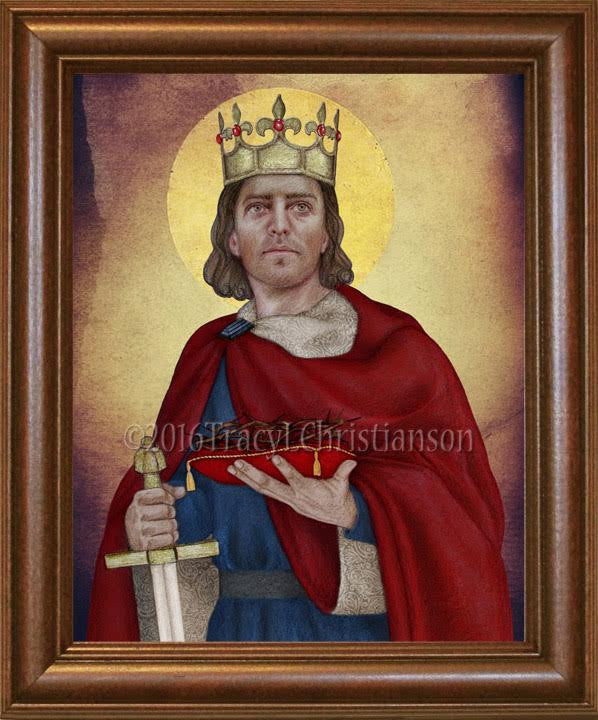 St. Louis IX, King of France Framed - Portraits of Saints