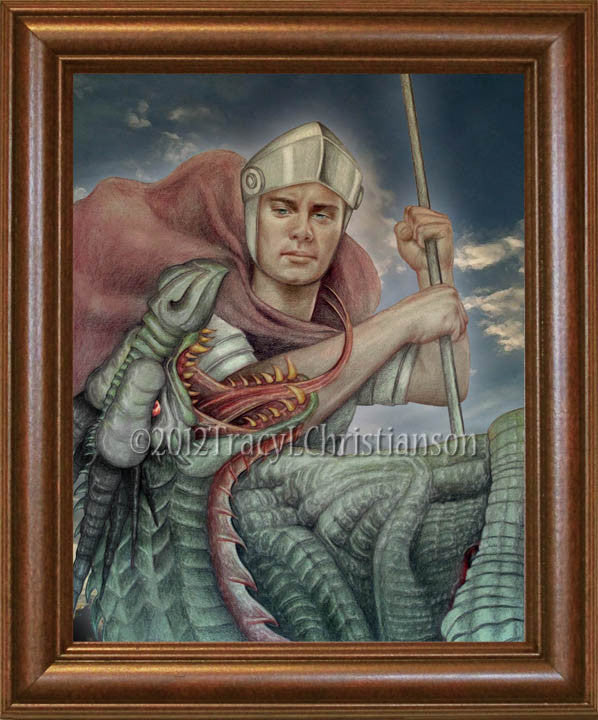 St. George Framed - Portraits of Saints
