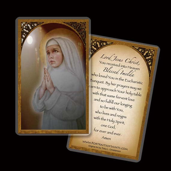 Bl. Imelda Lambertini Holy Card - Portraits of Saints