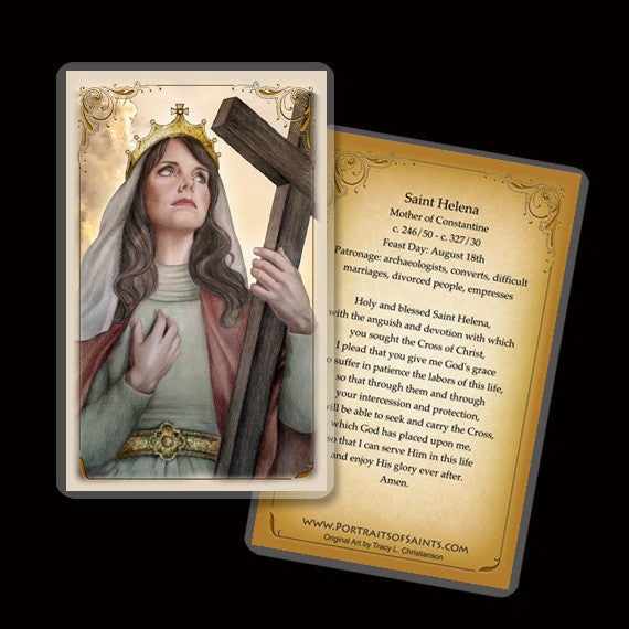 St. Helen Holy Card - Portraits of Saints