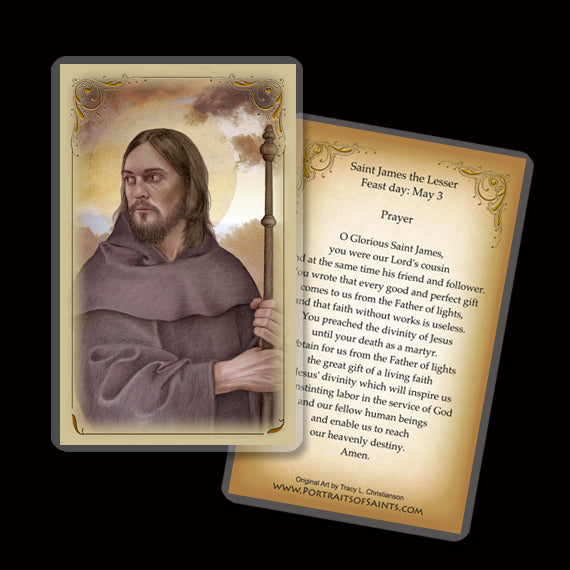 St. James the Less Holy Card - Portraits of Saints