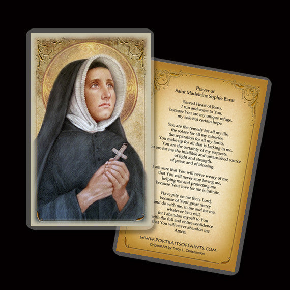 St. Madeleine Sophie Barat Holy Card - Portraits of Saints