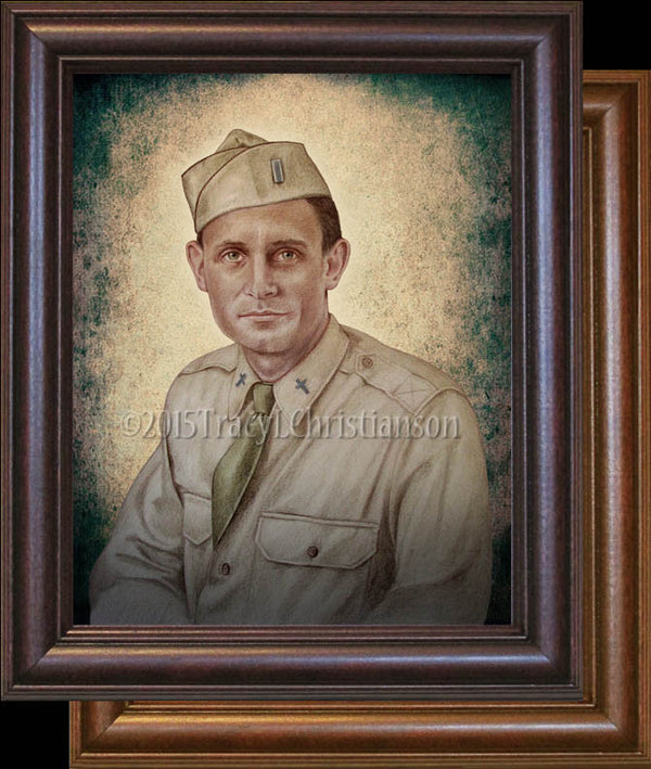 Venerable Fr. Emil Kapaun Framed - Portraits of Saints