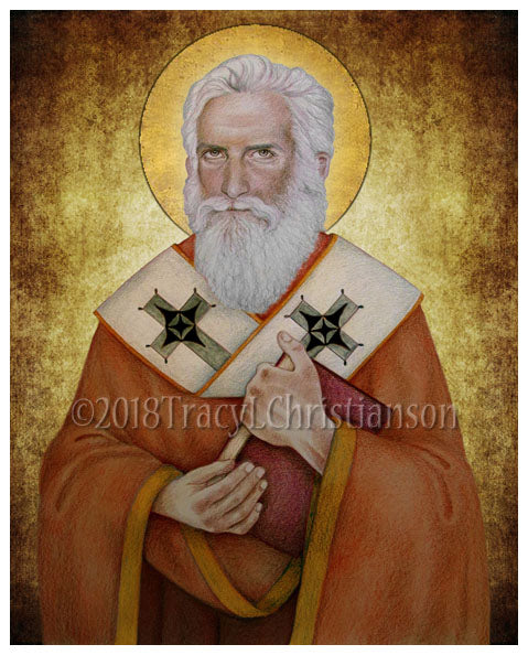 St. Alexander of Jerusalem Print - Portraits of Saints