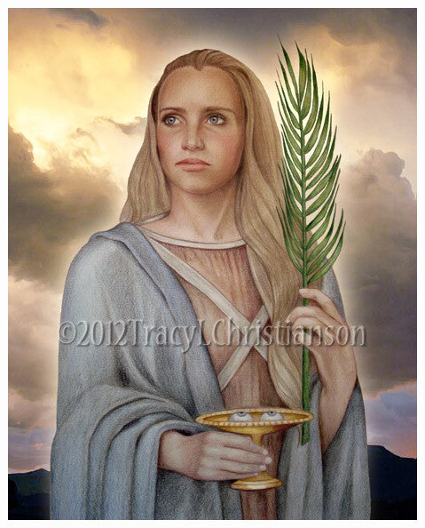 St. Lucy Print - Portraits of Saints