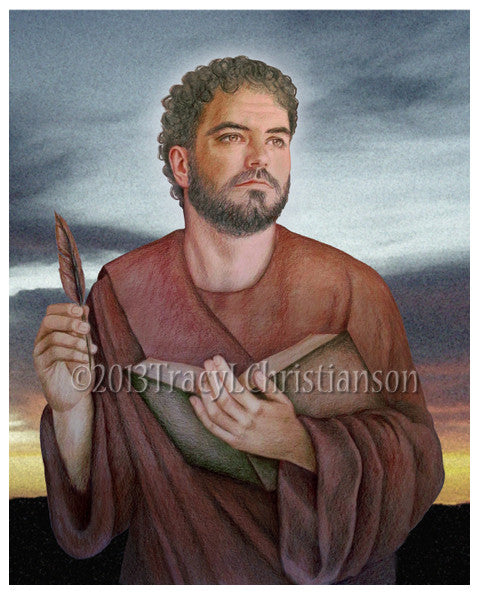 St. Mark the Evangelist Print - Portraits of Saints