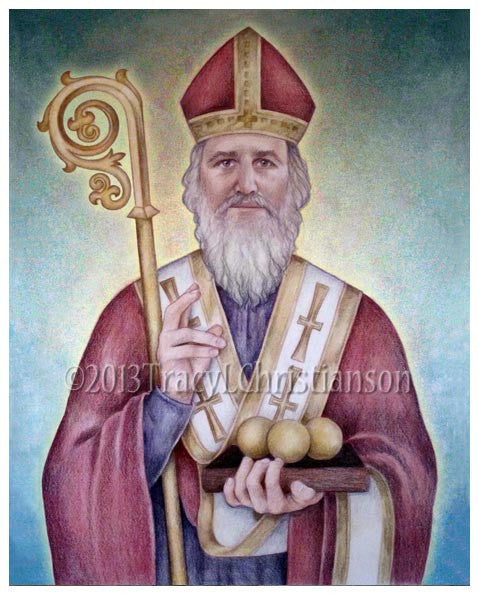St. Nicholas Print - Portraits of Saints