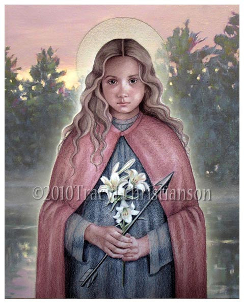 St. Philomena Print - Portraits of Saints