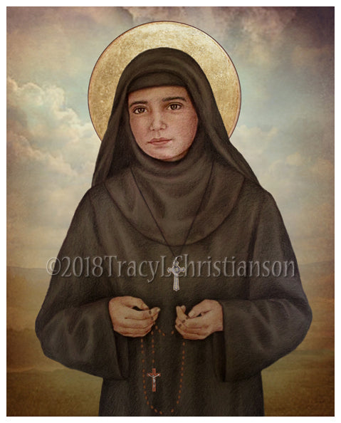 St. Rafqa Print - Portraits of Saints