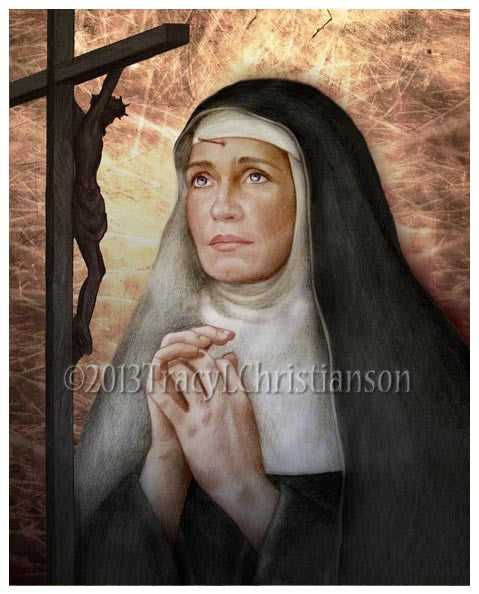 St. Rita of Cascia Print - Portraits of Saints