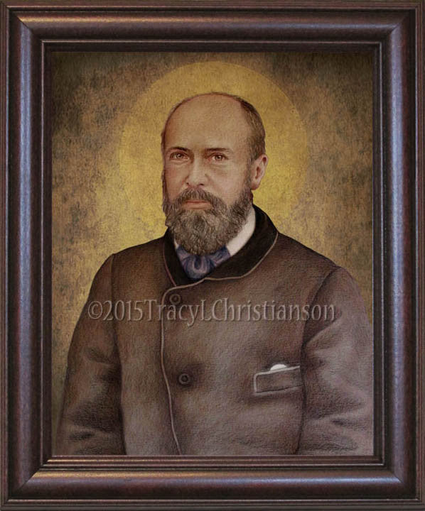 St. Louis Martin Framed - Portraits of Saints