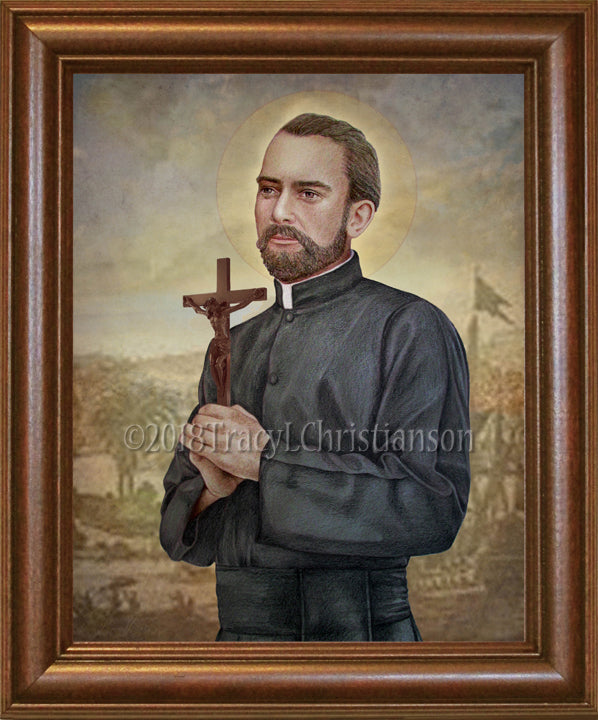 St. Peter Claver Framed - Portraits of Saints