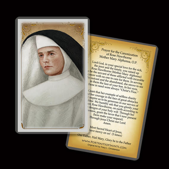 Rose Hawthorne Holy Card - Portraits of Saints