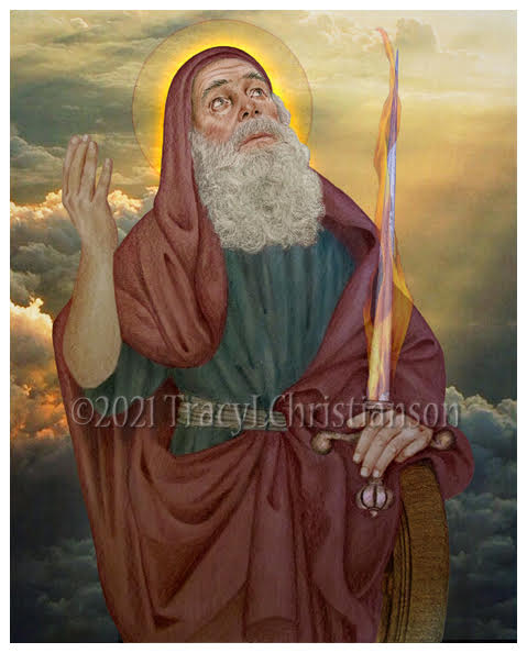 St. Elijah Print - Portraits of Saints