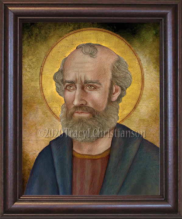 Pope St. Linus Framed Art - Portraits of Saints