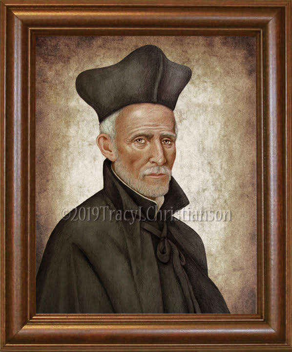 St. Joseph Calasanz Framed - Portraits of Saints