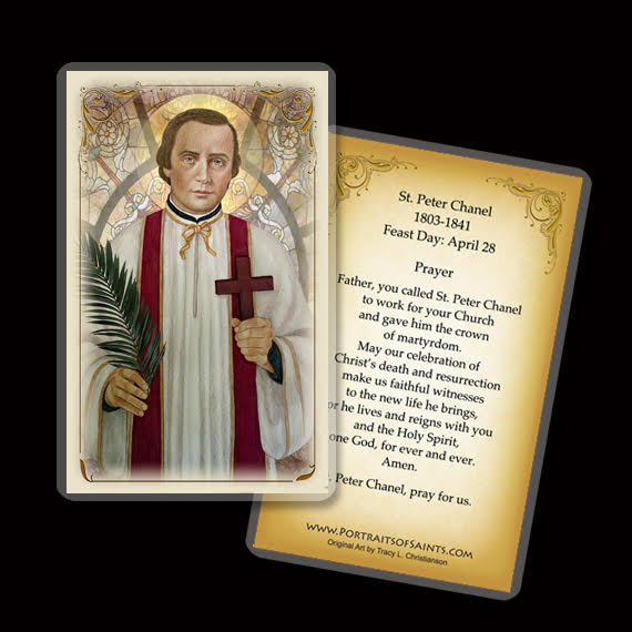 St. Peter Chanel Holy Card - Portraits of Saints