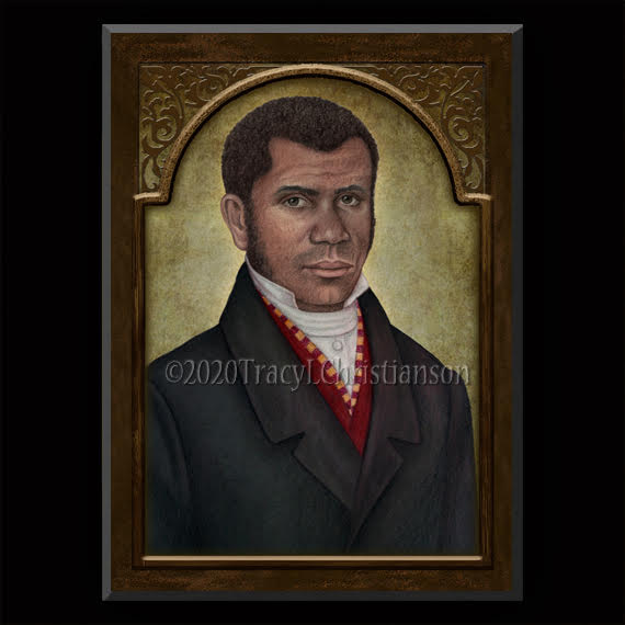 Pierre Toussaint Plaque & Holy Card Gift Set - Portraits of Saints
