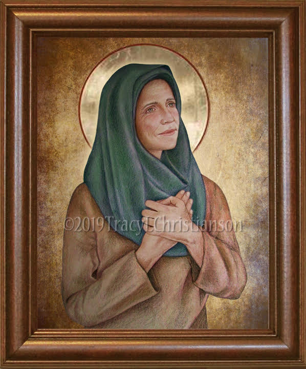 St. Hannah Framed - Portraits of Saints