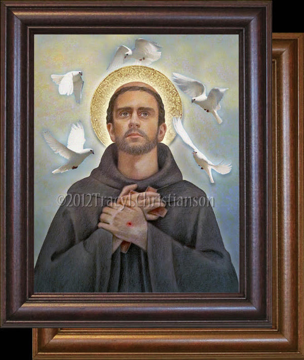 St. Francis of Assisi Framed - Portraits of Saints
