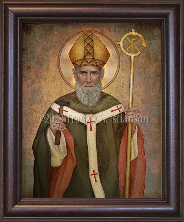 St. Eligius Framed Art - Portraits of Saints