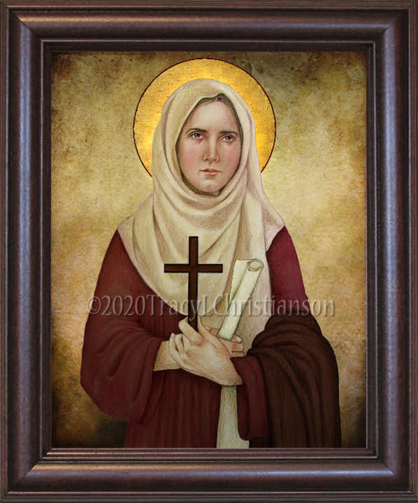 St. Phoebe Framed - Portraits of Saints