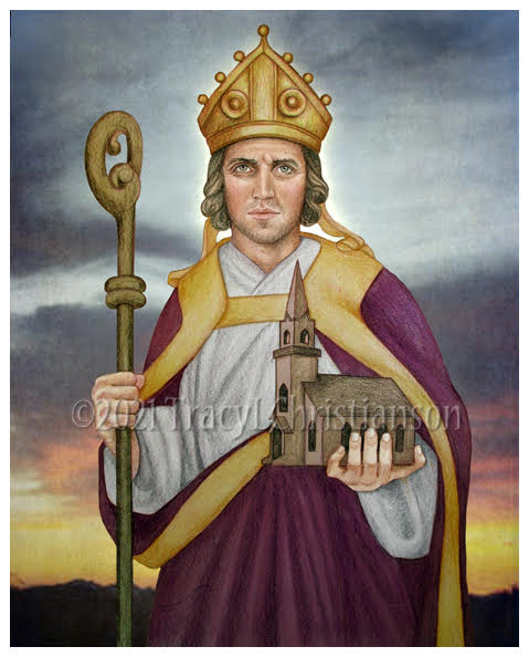 St. Ansgar Print - Portraits of Saints