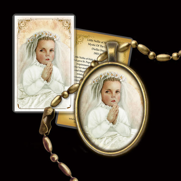 Little Nellie of Holy God (Nellie Organ) Pendant & Holy Card Gift Set ...