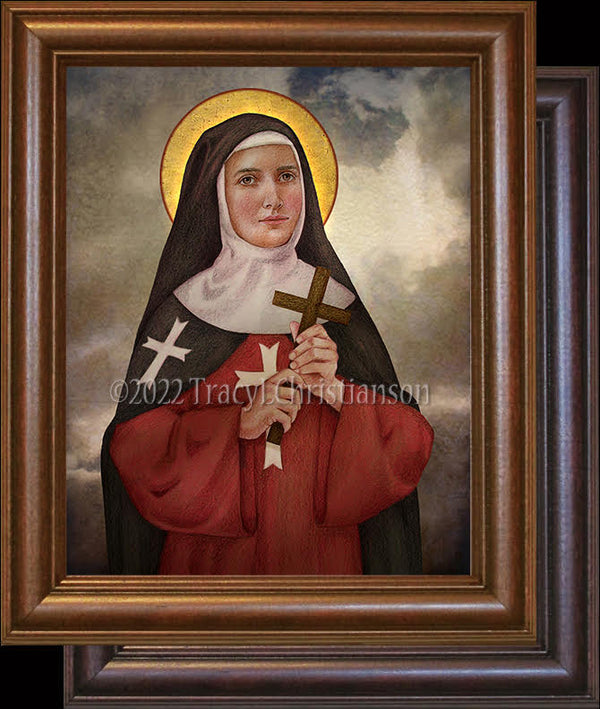 St. Flora of Beaulieu Framed Art - Portraits of Saints
